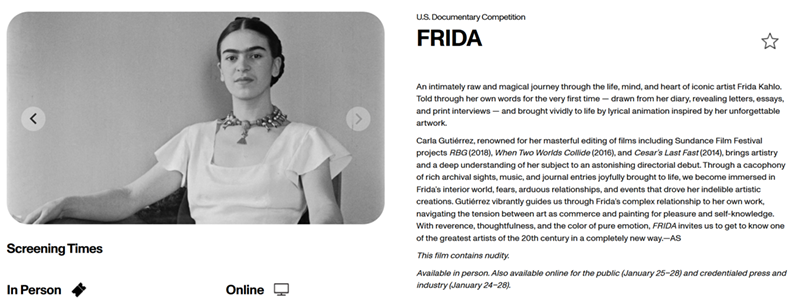 Frida Documentary At Sundance Features Rare Archival Footage | Hoover Institution